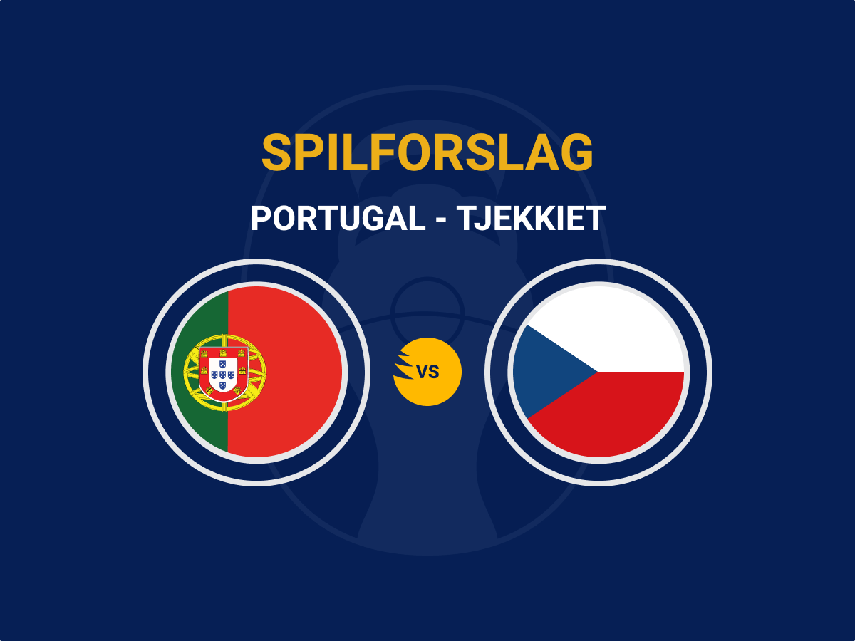 Portugal - Tjekkiet: Odds, Tips & Spilforslag [EM 2024]